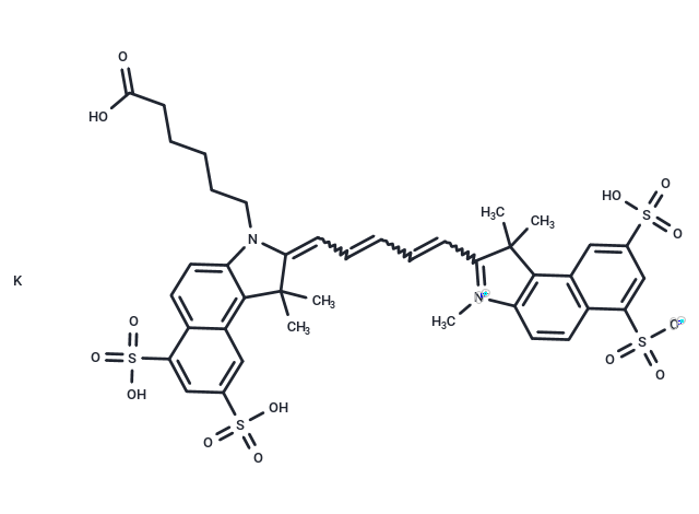 Sulfo-Cyanine5.5 carboxylic acid potassium_TargetMol