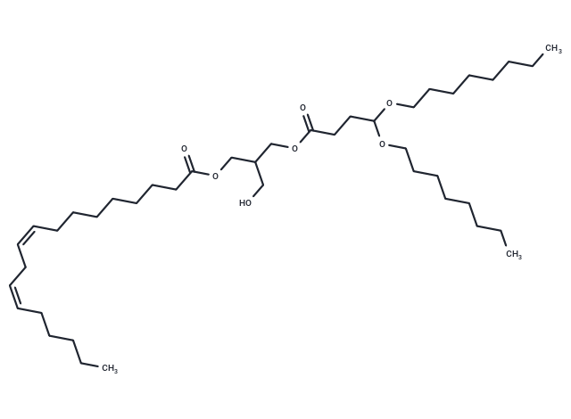 (9Z,12Z)-3-(4,4-bis(Octyloxy)butanoyloxy)-2-(hydroxymethyl)propyl octadeca-9,12-dienoate_TargetMol